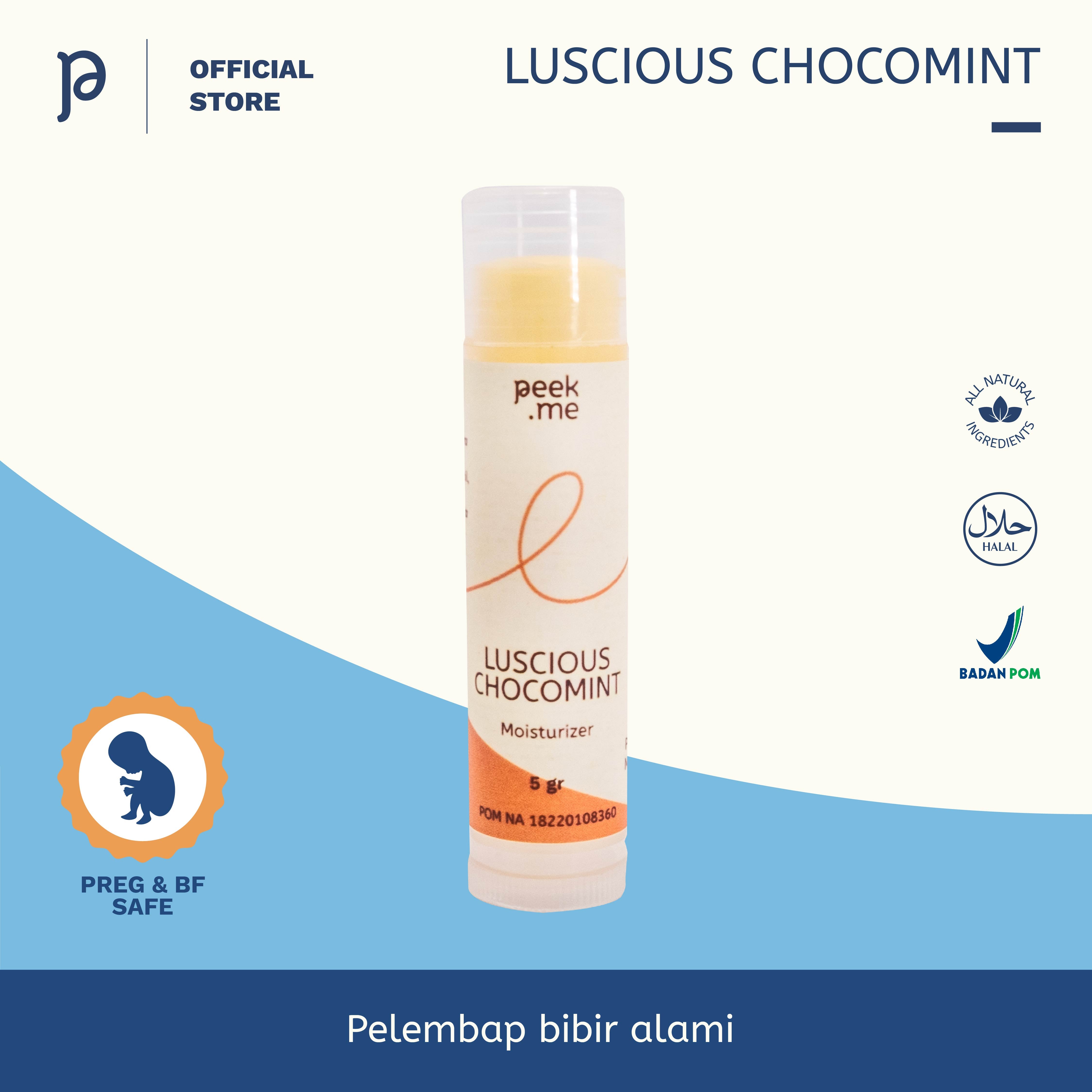 Luscious Lipbalm - Pelembap Bibir Natural – Peek.Me Naturals